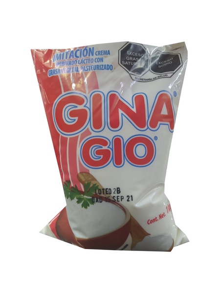 Crema Gina Bolsa 1kg Dulcería La Perla