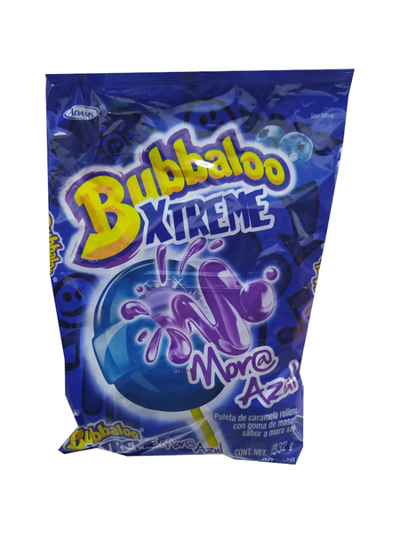 paleta bubbaloo xtreme mora azul bolsa – Dulcería la perla
