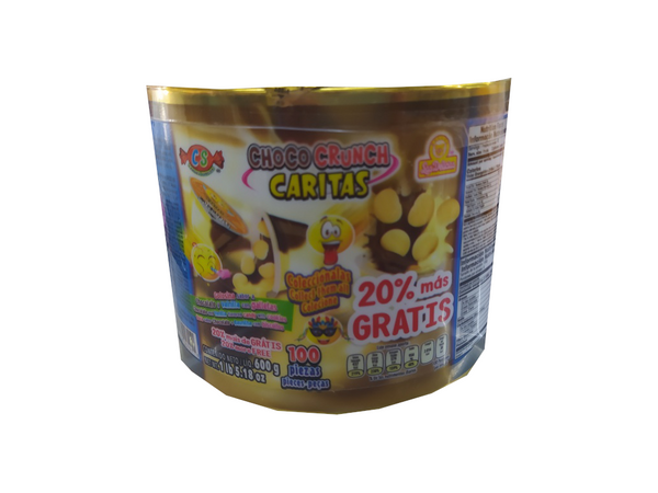 Choco Crunch Caritas Vitrolero – Dulcería la perla