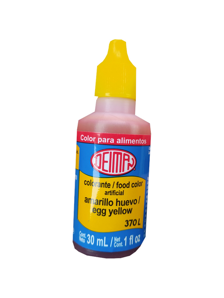 colorante vegetal deiman amarillo huevo botella 30ml – Dulcería la perla
