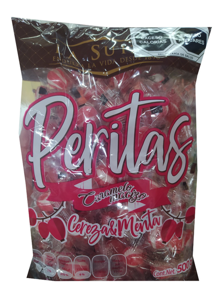 caramelo peritas sabor cereza menta la suiza bolsa 500gr – Dulcería la ...